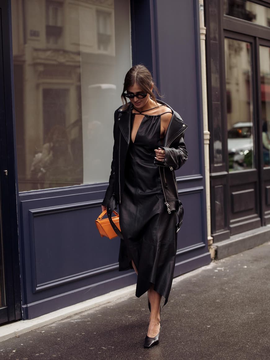 Lederkleid kombinieren: Die schönsten Looks, um den Klassiker zu stylen
